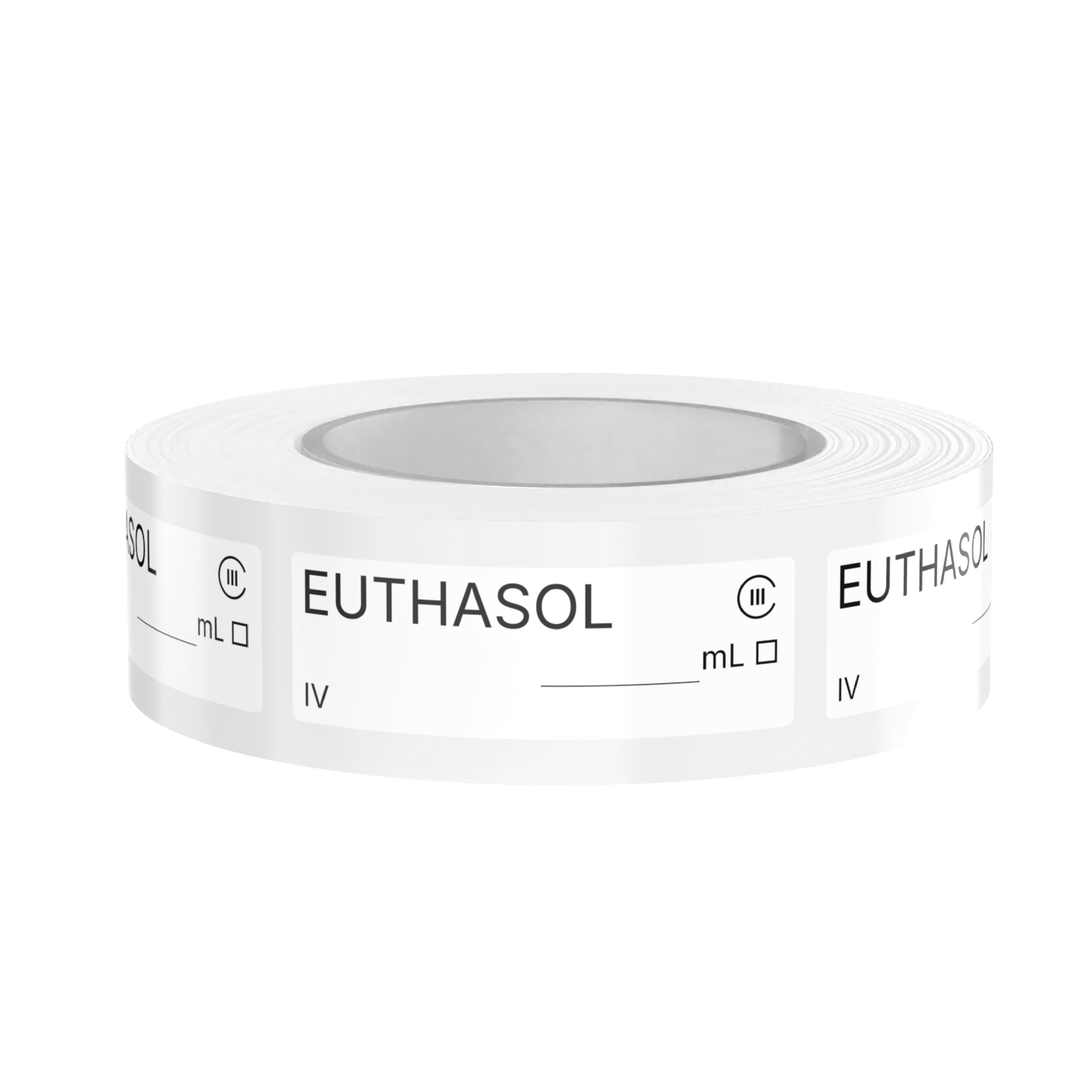 Euthasol Labels | Veterinary Syringe Sticker Roll – Safe Vet