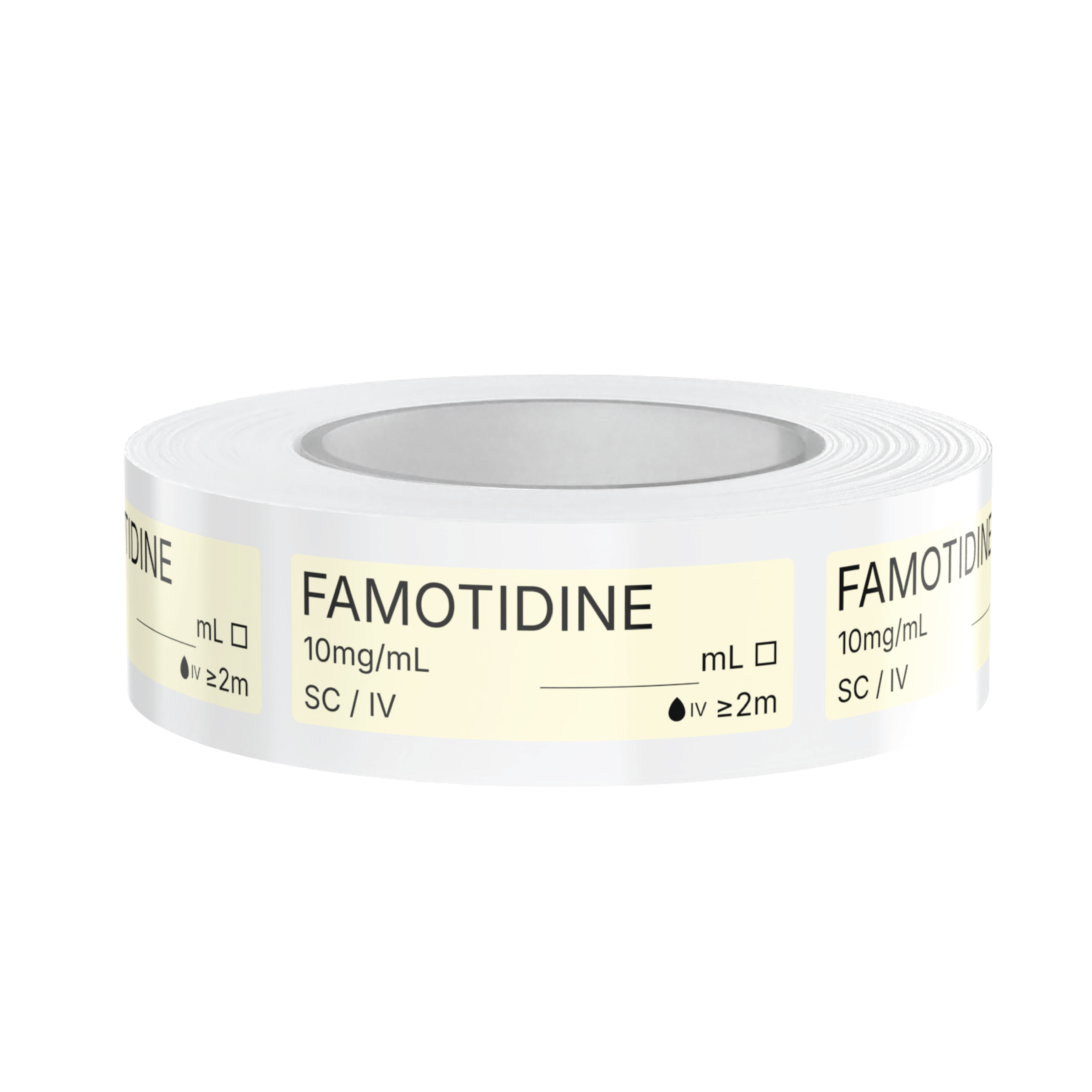 Famotidine Labels | Veterinary Syringe Sticker Roll – Safe Vet